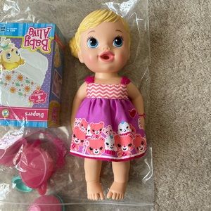 Toys | Baby Alive Tea Party Doll With Diapers | Poshmark